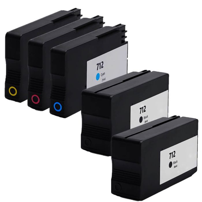 HP 712 Ink Cartridges Single and Combo Packs from $23.99