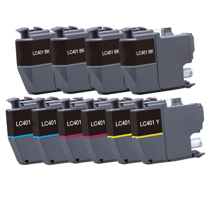 Brother LC-401 Ink Cartridges Combo Pack of 10 @ $44.90