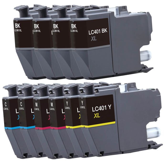 Brother LC-401XL Ink Cartridges Combo Pack of 10 @ $82.40 Brother LC-401XL Ink Cartridges Combo Pack of 10 @ $82.40