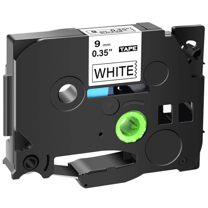 Brother Tze221 9mm White Label Tape Tze 221 Tape 849