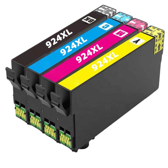 Epson 924XL Ink Cartridges Combo Pack of 4 @ $111.96
