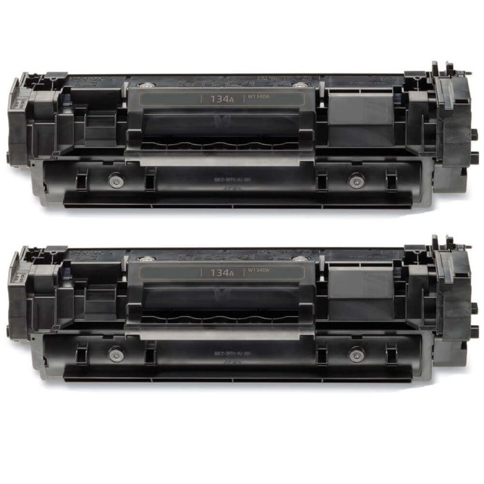HP 134A Black Toner Cartridges - W1340A Toner 2-Pack @ $75.98