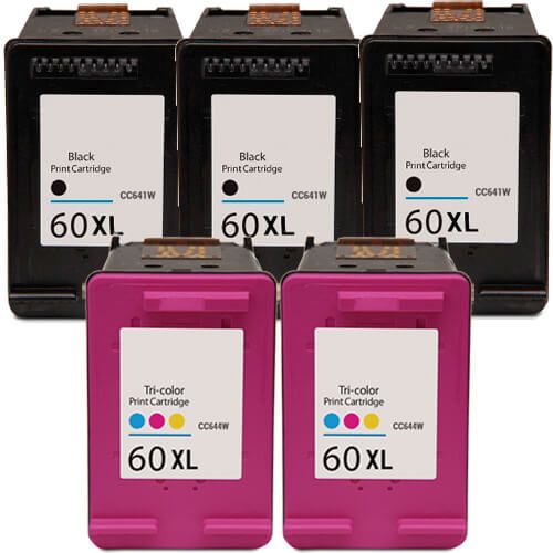 HP 60XL Ink Cartridge Combo Pack 5 - HP 60XL Combo @ $69.95
