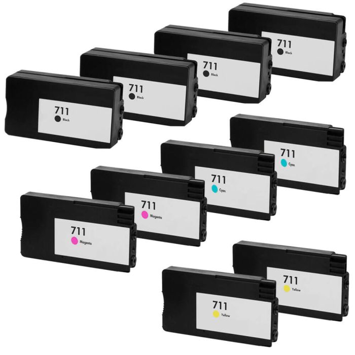 HP 711 Cartridges - HP 711 Multipack Ink 10-Pack @ $87.90
