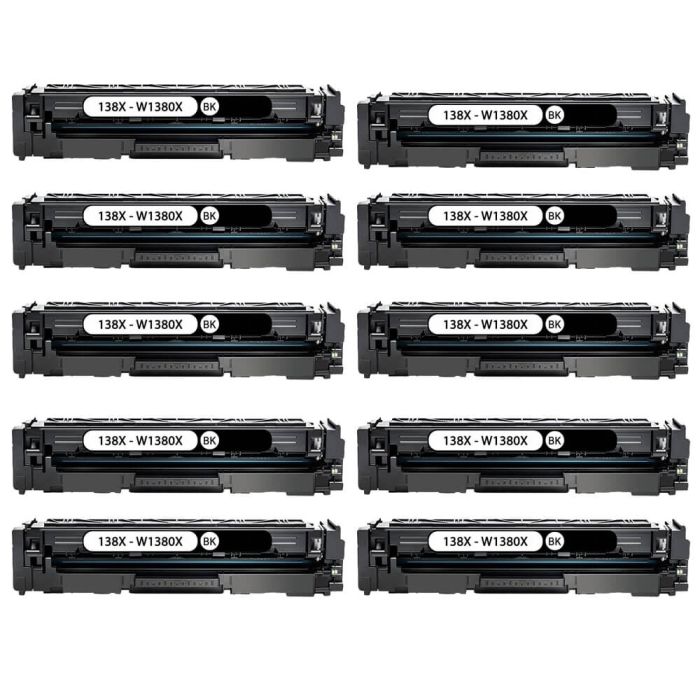 HP W1380X Cartridges - 138X LaserJet Toner 10-Pack @ $519.90