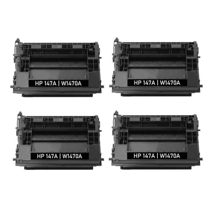 HP W1470A Toner Cartridges -Toner HP 147A 4-Pack @ $319.96