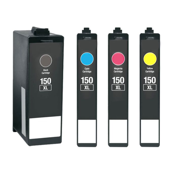 Lexmark 150XL High Yield Ink Cartridges - 4-Pack