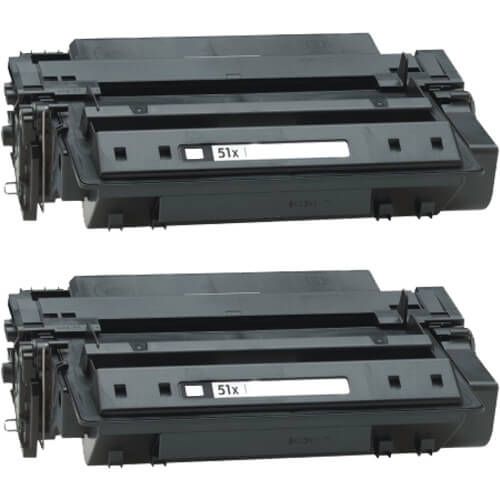 HP Q7551X Toner Cartridges Black - HP 51X 2-Pack @ $63.98
